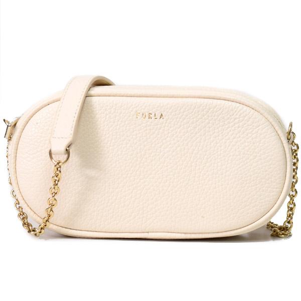 フルラ バッグ FURLA レザー リアル ロゴ クロスボディ 斜めがけ ミニ チェーン ショルダーバッグ ぺルガメーナ WE00139