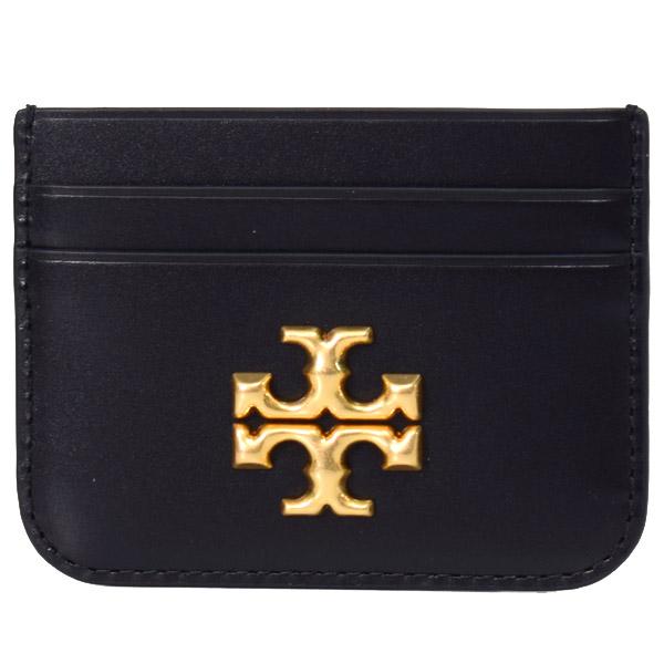 トリーバーチ カードケース TORY BURCH レザー エレノア ロゴ 名刺入れ 定期入れ パスケース ブラック 86346
