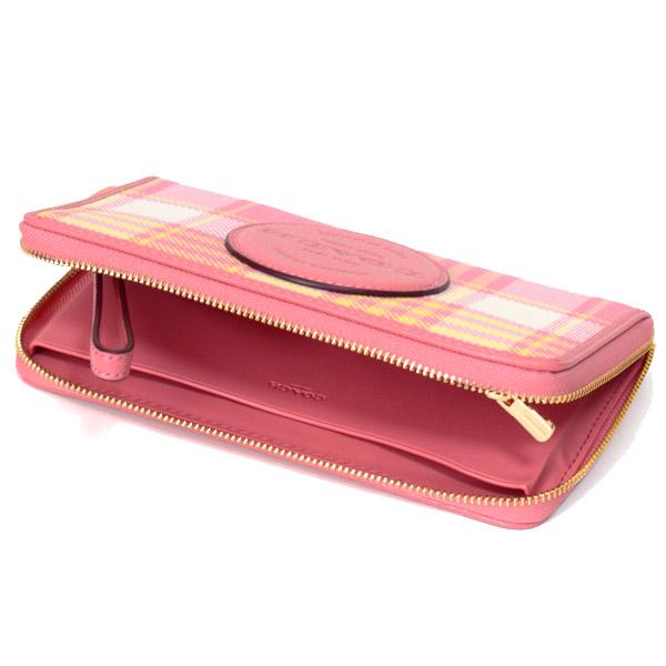 コーチ 財布 COACH ジャガード ぺブルレザー デンプシー ロゴ パッチ