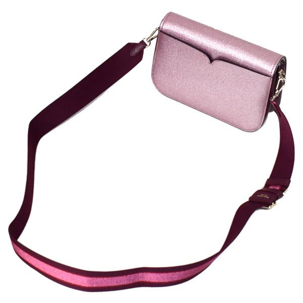 ケイトスペード バッグ katespade レザー グリッター ミディアム フラップ 斜め掛け クロスボディー ショルダーバッグ ピンクマルチ K5424 ケイトスペード バッグ katespade レザー グリッター ミディアム