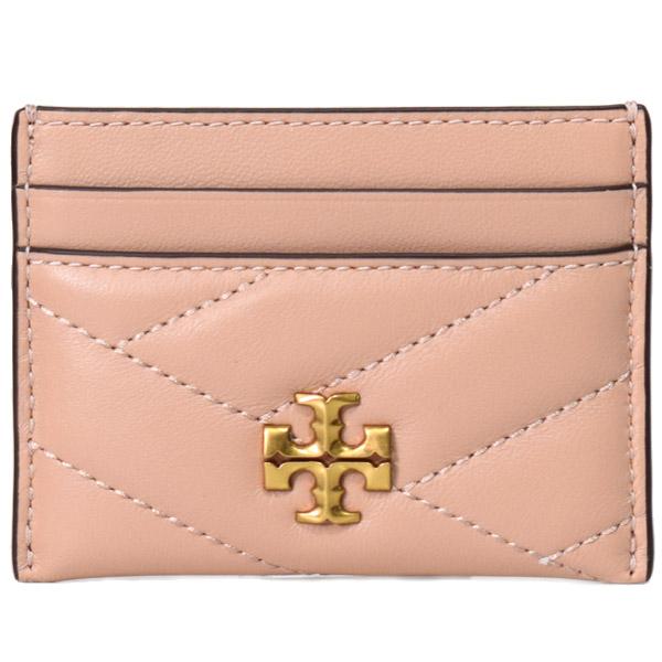 トリーバーチ カードケース TORY BURCH レザー キラ シェブロン ロゴ キルティング カードケース 名刺入れ 定期入れ パスケース デヴォンサンド 90345