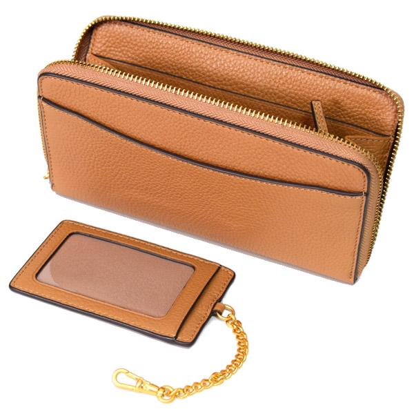 トリーバーチ 長財布 TORY BURCH レザー ブリテン ロゴ ジップ