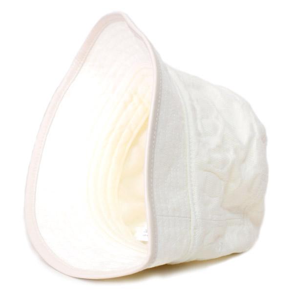 コーチ 帽子 COACH コットン レザー シグネチャー バケット ホワイト