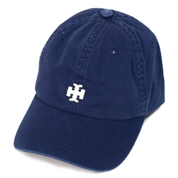 トリーバーチ 帽子 TORY BURCH コットン ロゴ キャップ ワンポイント ハット 帽子 トリーネイビー 150711