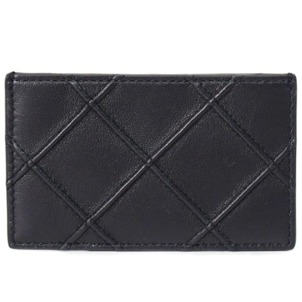 トリーバーチ カードケース TORY BURCH レザー フレミング ソフト キルティング スリム 小物 定期入れ ブラック 137147
