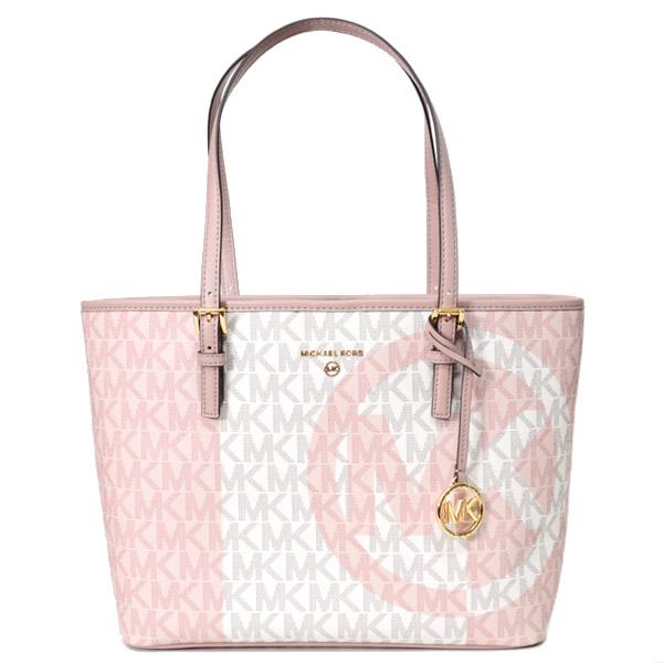 マイケルコース バッグ MICHAEL KORS モノグラム レザー ジェット セット チャーム ショルダー トートバッグ バレットマルチ 38T2GT9T2B