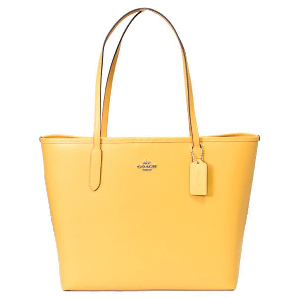 コーチ バッグ COACH レザー ロゴ シティ トートバッグ ハニカム CR111