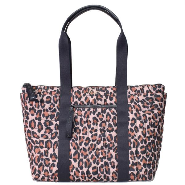 ケイトスペード バッグ katespade キルティング レオパード トート ヒョウ柄 カムデン エクストラ ラージバッグ ブラウンマルチ KH406
