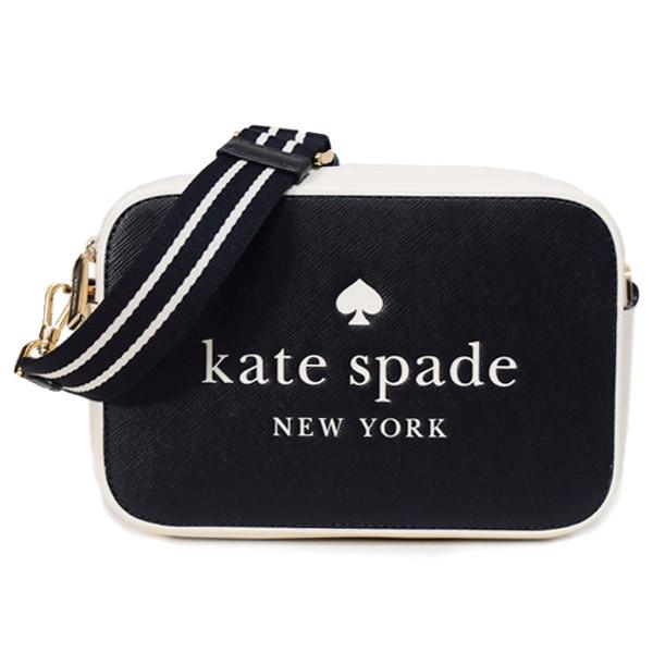 ケイトスペード バッグ katespade レザー ロゴ ミニ カメラ バッグ 2way クラッチ クロスボディ 斜めがけ ショルダーバッグ ブラックマルチ KH756