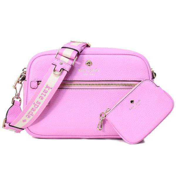 ケイトスペード バッグ katespade ペブルレザー エマ ポーチ付き カメラ バッグ クロスボディ 斜めがけ ショルダーバッグ マンデビラ KK072