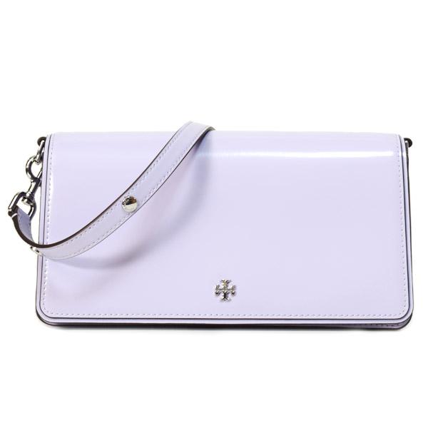 トリーバーチ バッグ TORY BURCH パテントレザー エマーソン コンバーチブル 2way クラッチ クロスボディ 斜めがけ ショルダーバッグ バイオレットスカイ 157620