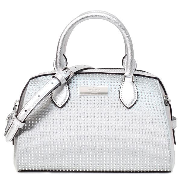 ケイトスペード バッグ katespade スタッズ ドリー レザー マディソン ダッフル 2way クロスボディ 斜め掛け ショルダー ボストン ハンドバッグ シルバーマルチ KI934