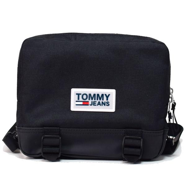 トミーヒルフィガー バッグ   ポリエステル ポリ塩化ビニル 3way リュックサック バックパック クラッチ 斜めがけ ショルダーバッグ ブラック 日本未発売モデル AM05103