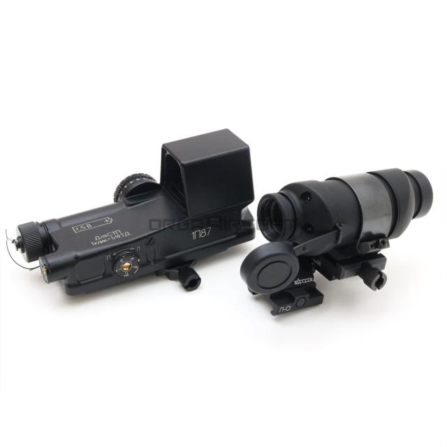 NOVUS PRECISION 1P87タイプ コリメーターサイト ミリタリーレティクル / ZT-310タイプ 3× マグニファイア ...
