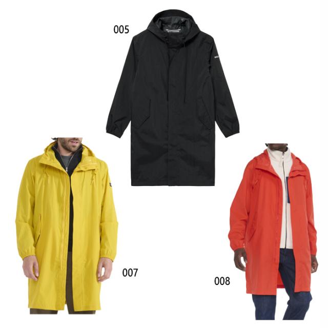 エーグル メンズ 透湿防水 パッカブルフーデッドジャケット 上着 アウター トップス カジュアルウェア 長袖 ブラック 黒 送料無料 AIGLE ZBHBA11