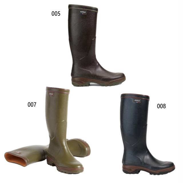 エーグル メンズ レディース パルクール2 ラバーブーツ カジュアルシューズ レインシューズ 長靴 防水 ブラウン 茶色 送料無料 AIGLE ZZH8420
