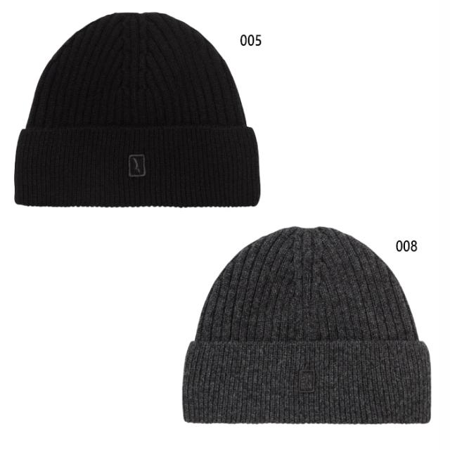 エーグル メンズ レディース ロゴ刺繍ビーニー 帽子 カジュアル ニット帽 ブラック 黒 グレー 灰色 送料無料 AIGLE ZRKBM54