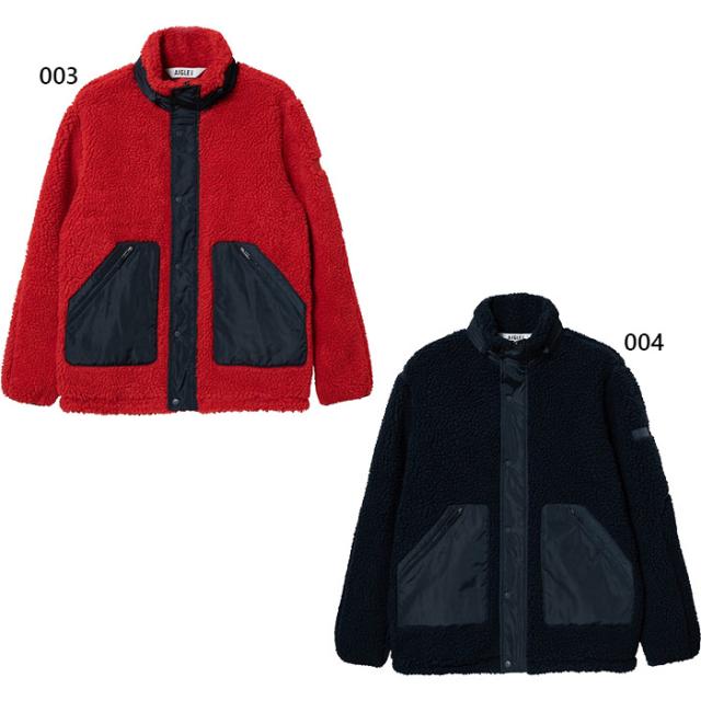 エーグル メンズ パッチポケットフリース カジュアルウェア トップス アウター 防寒 送料無料 AIGLE ZSHBK82