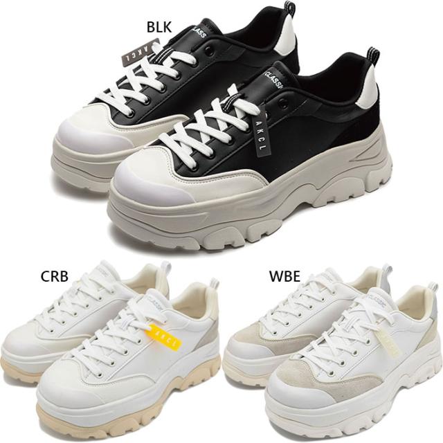 アキクラシック レディース アキ マイルストーン オーバーソールAKIII MILE STONE OVER SOLE スニーカー シューズ 紐靴 厚底 ホワイト 白 ブラック 黒 ベージュ 送料無料 AKIII CLASSIC AKC-0069