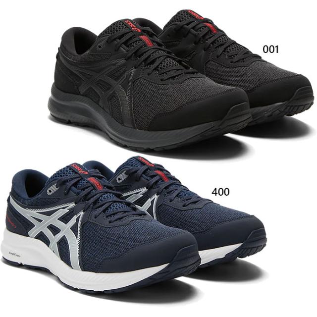 幅広 ワイド アシックス メンズ ゲル コンテンド ウォータープルーフ GEL-CONTEND 7 WP ランニングシューズ ジョギング 防水 ブラック 黒 ネイビー 送料無料 asics 1011B333