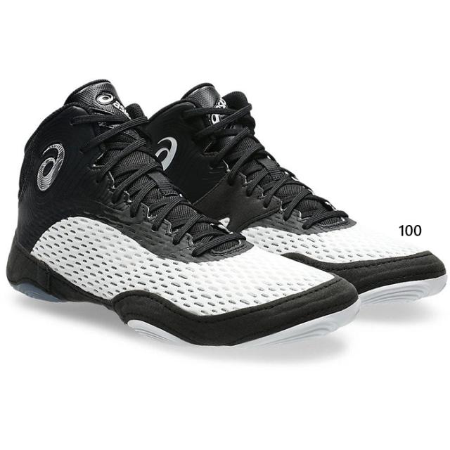 普通幅 アシックス メンズ スプリットエリート SPLIT ELITE レスリングシューズ ミッドカット 練習 試合 ホワイト 白 送料無料 asics 1081A066