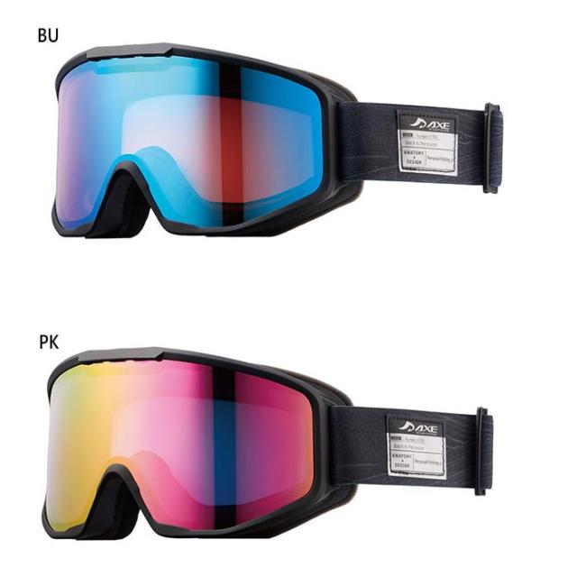 アックス メンズ レディース ダブルレンズ パーソナルフィッティング ゴーグル ウインタースポーツ スノーボード スキー ブラック 黒 送料無料 AXE AX800WCM