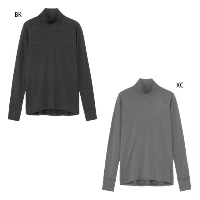 シースリーフィット ゴールドウィン レディース ウールタートルネックロングスリーブ 長袖Tシャツ ロンT トップス ブラック 黒 グレー 灰色 送料無料 C3fit Goldwin GCW84436