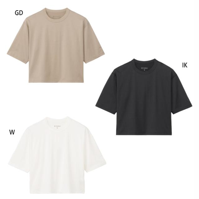 シースリーフィット ゴールドウィン レディース リオプティマムプレーティングジャージショートティーシャツ カジュアルウェア トップス 半袖Tシャツ ホワイト 白 ブラック 黒 グレー 灰色 送料無料 C3fit Goldwin GCW45102