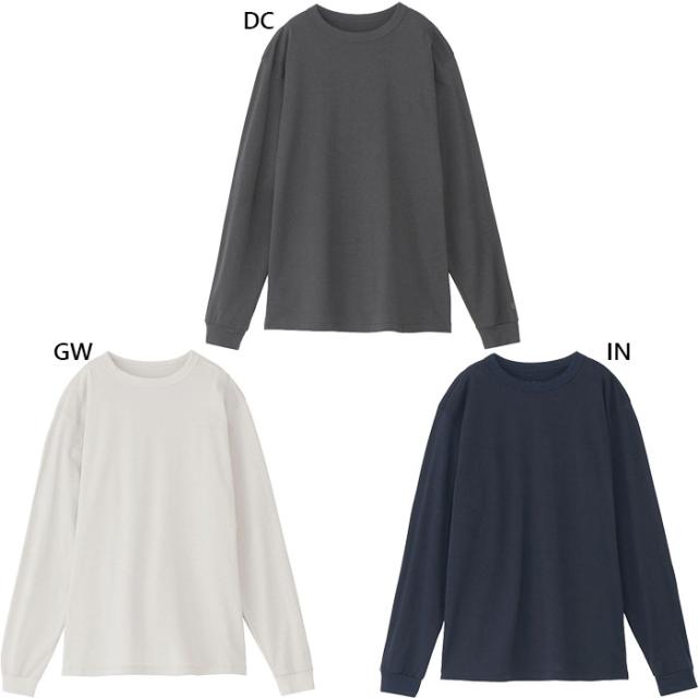 サイズ：0 シースリーフィット ゴールドウィン メンズ レディース リオプティマム ペーパーロングスリーブTシャツ 長袖Tシャツ ロンT トップス グレー 灰色 送料無料 C3fit Goldwin GC44146