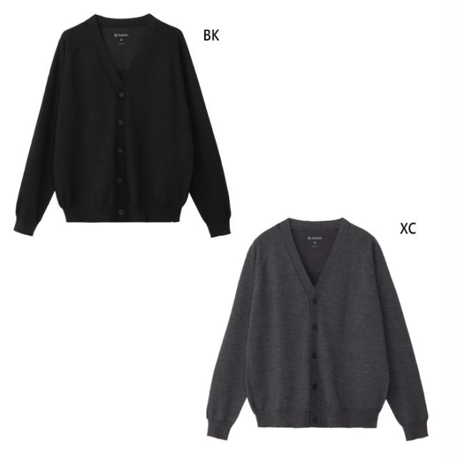 シースリーフィット ゴールドウィン メンズ レディース リオプティマムウールラウンジカーディガン カジュアルウェア トップス 長袖 ブラック 黒 グレー 灰色 送料無料 C3fit Goldwin GC45307