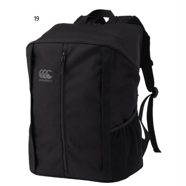 28L カンタベリー メンズ レディース フロントジップ デイパック リュックサック バックパック バッグ 鞄 ブラック 黒 送料無料 canterbury AB025772
