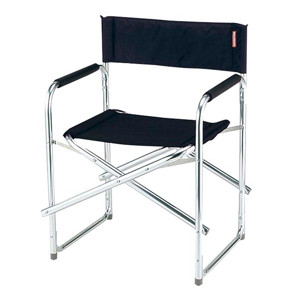 キャプテンスタッグ メンズ レディース グラシア アルミディレクターチェア アウトドア用品 キャンプ レジャー 折り畳み ブラック 黒 送料無料 CAPTAIN STAG M-3802
