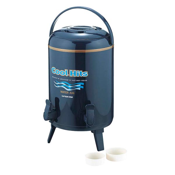 10L キャプテンスタッグ メンズ レディース クールヒッツ ツインコックウォータージャグ アウトドア用品 キャンプ 送料無料 CAPTAIN STAG M-5034