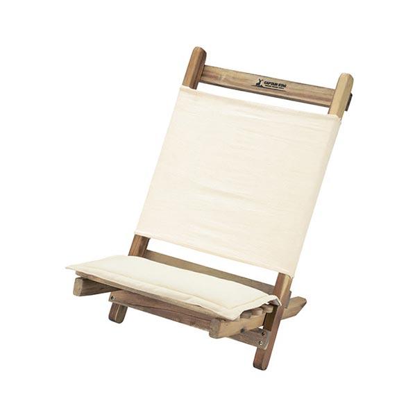 キャプテンスタッグ メンズ レディース CSクラシックス ロースタイルチェア ホワイト アウトドア用品 椅子 アウトドアチェア キャンプ 折り畳み式 送料無料 CAPTAIN STAG UP-1016