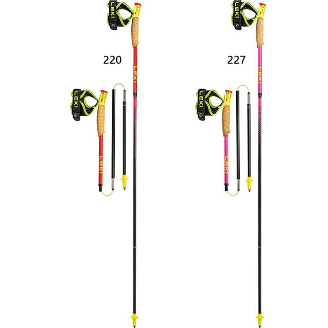 キャラバン メンズ レディース ウルトラトレイル FX.ONE スーパーライト レキ LEKI トレイルランニングポール ストック レッド 赤 ピンク 送料無料 CARAVAN 1300453