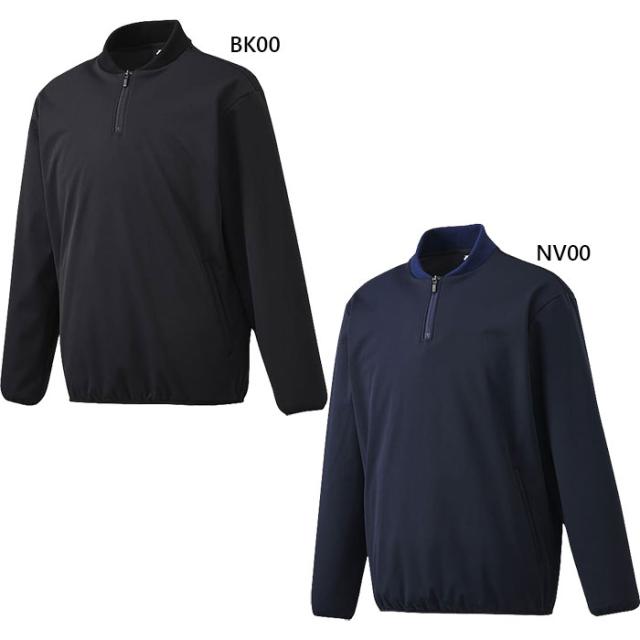 デサント メンズ ベースボール BASEBALL ボンディングプルオーバーコート 野球ウェア トップス ブラック 黒 ネイビー 送料無料 DESCENTE DB4FWB90M