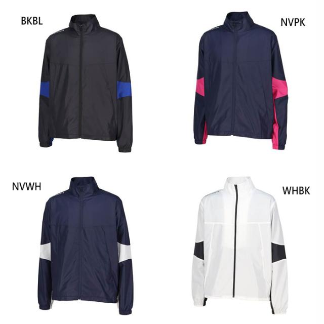 デサント メンズ ウインドブレーカージャケット トップス 防風 長袖 撥水 防風 裏起毛 ホワイト 白 ブラック 黒 ネイビー 送料無料 DESCENTE DZ4FWBR2UB