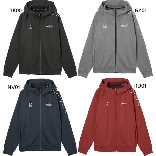 デサント メンズ ヒートナビ HEATNAVI TAIKYU 裏起毛 フーディー トレーニング パーカー ジップアップ ムーブスポーツ アウター 長袖 ブラック 黒 グレー ネイビー 灰色 送料無料 DESCENTE ST5FSW41M