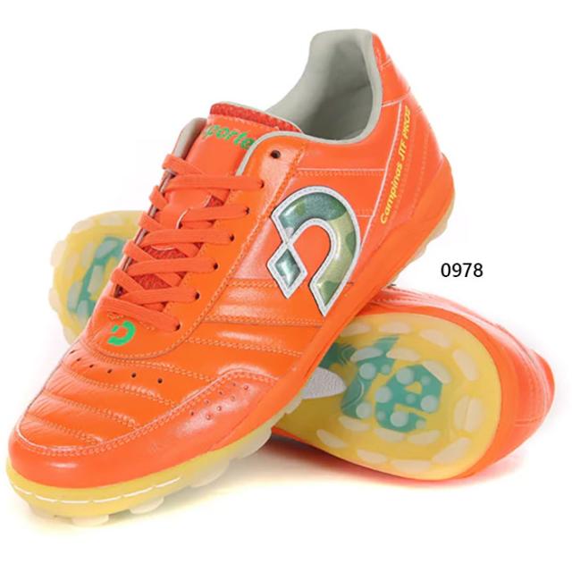 デスポルチ メンズ レディース カンピーナス CAMPINAS JTF PRO2 LTD フットサルシューズ ターフ 屋外用 人工芝 サッカートレーニングシューズ オレンジ 送料無料 desporte DS-2048