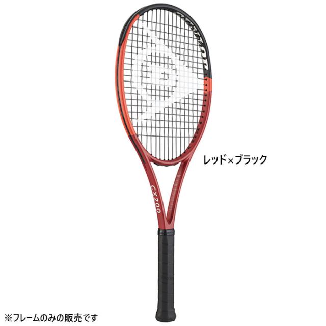 ダンロップ メンズ レディース CX 200 硬式ラケット アスリートモデル フレームのみ レッド 赤 送料無料 DUNLOP DS22402