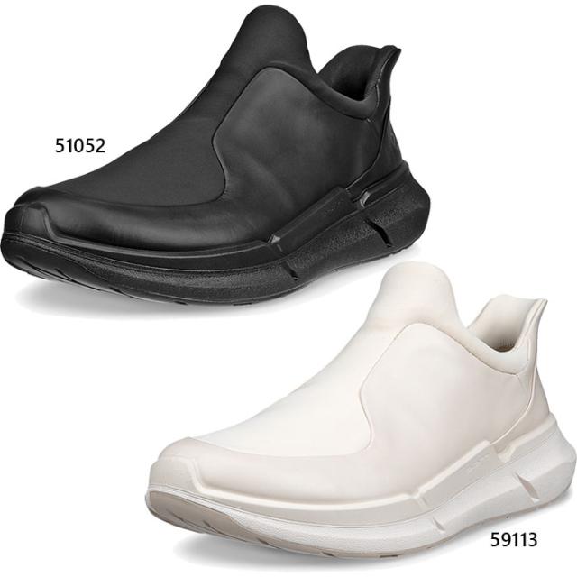 エコー レディース レザースニーカー biom 2.2 スニーカー シューズ スリッポン ハンズフリーシューズ ブラック 黒 ベージュ 送料無料 ecco 830823