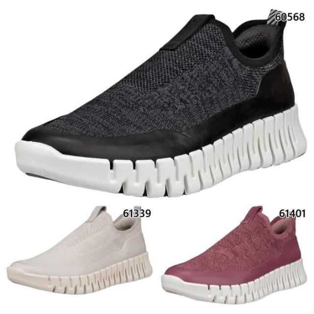 エコー レディース グルーヴ イージースリップ gruuv easy-slip スニーカー シューズ ハンズフリーシューズ ブラック 黒 ピンク ベージュ 送料無料 ecco 218333