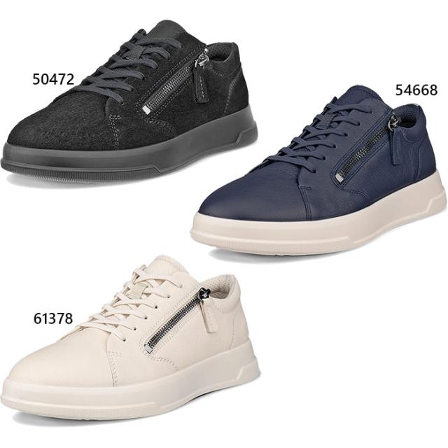 エコー レディース ムーブ Move W スニーカー ウォーキングシューズ 紐靴 カジュアル ローカット ファスナー ブラック 黒 グリーン 緑 送料無料 ecco 223813