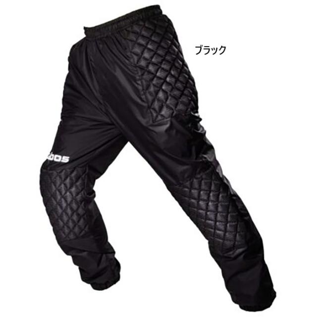 エレボス メンズ レディース ジュニア GKピステパンツ サッカーウェア フットサルウェア ゴールキーパー ボトムス パッド付き 保温 ブラック 黒 送料無料 erebos 8000015