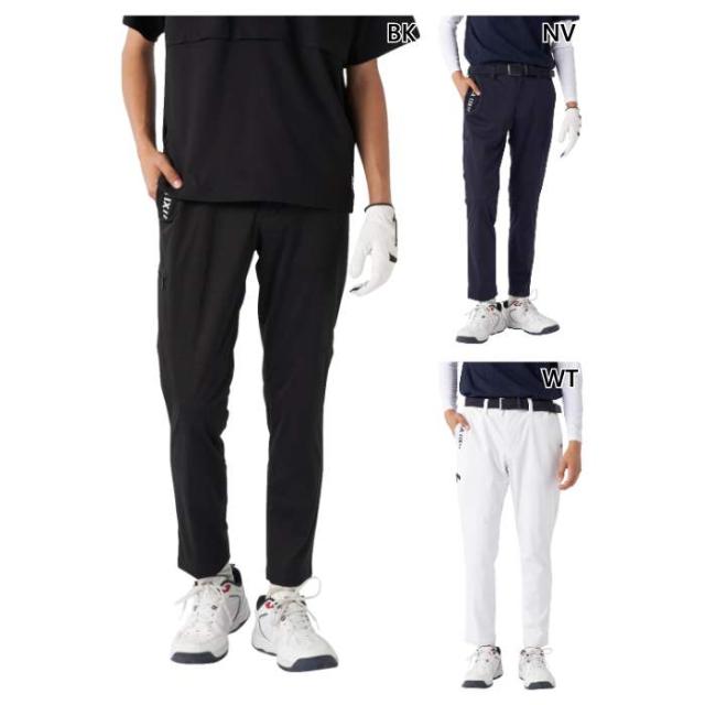 フィラ ゴルフ メンズ ロングパンツ 九分丈 ゴルフウェア ボトムス ホワイト 白 ブラック 黒 ネイビー 送料無料 FILA GOLF 785301