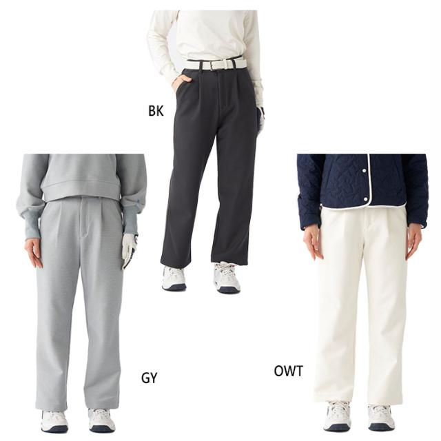 フィラ ゴルフ レディース ワイドパンツ ゴルフウェア ボトムス ストレッチ ホワイト 白 ブラック 黒 グレー 灰色 送料無料 FILA GOLF 795365