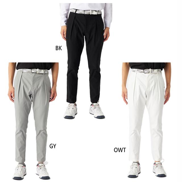 フィラ ゴルフ メンズ ベーシックツイルパンツ ゴルフウェア ボトムス ストレッチ 吸汗速乾 UVカット ホワイト 白 ブラック 黒 グレー 灰色 送料無料 FILA GOLF 785360
