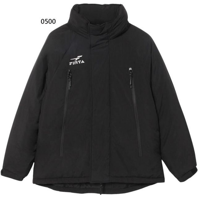 フィンタ メンズ テクニコ TECNICO インサレーションジャケット サッカーウェア フットサルウェア トップス 上着 アウター 長袖 ブラック 黒 送料無料 FINTA FT4321