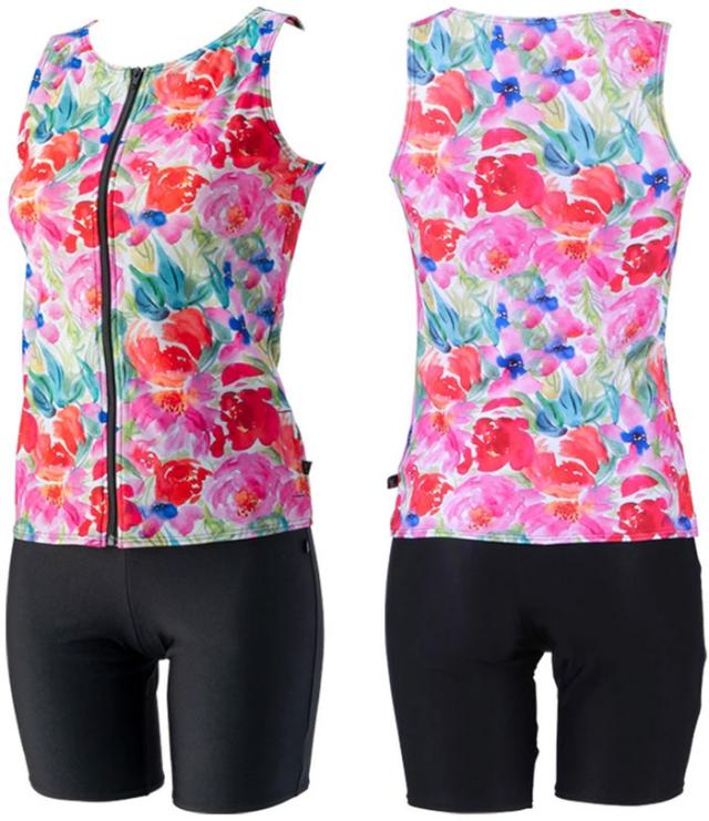 フットマーク レディース 長持ちする水着セパレーツ スイムウエア