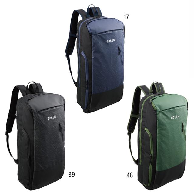 テニスラケット2本入れ ゴーセン メンズ レディース ラケットバッグパック Townuse バッグ 鞄 リュックサック デイパック バックパック ブラック 黒 ネイビー グリーン 緑 送料無料 GOSEN BA25TRB